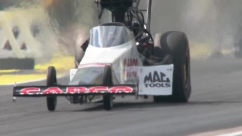 Auto Club Chevy Funny Car crew chief Jimmy Prock prepares for the NHRA ...