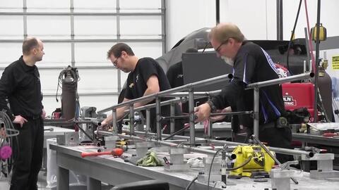 JFR works overtime to prepare Brittany Force's chassis