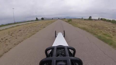 NHRA's Amanda Busick makes a pass in a dragster at the Frank Hawley ...