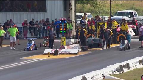 Junior Dragsters Race at the AAA Insurance NHRA Midwest Nationals