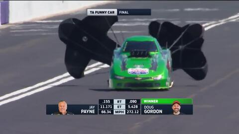NHRA SpringNationals Top Alcohol Funny Car winner Doug Gordon