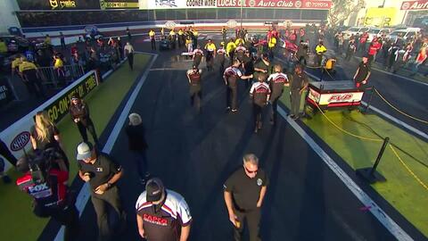 Steve Torrence secures pole position at NHRA Auto Club Finals in Pomona