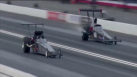 Auto Club NHRA Finals Alcohol Dragster winner Shawn Cowie