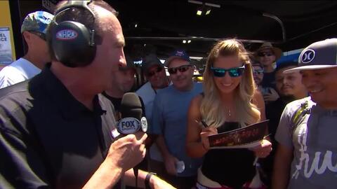 Unmatched Fan Access In the NHRA Pits