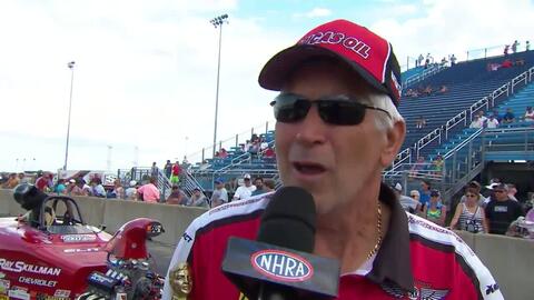 Fallen Patriots NHRA Route 66 Nationals Comp winner David Rampy