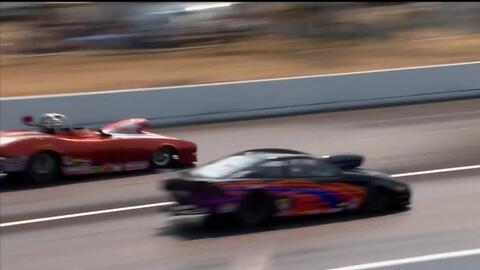 NHRA Northwest Nationals Super Gas winner Dan Davis