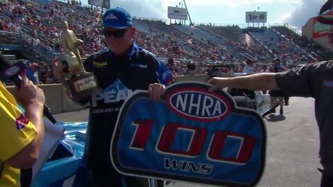 Fallen Patriots NHRA Route 66 Nationals Super Street winner Dan Fletcher