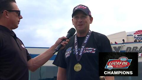 2022 Betway NHRA Carolina Nationals Top Dragster winner Jeremy Hancock