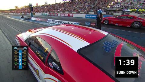 Chris Thorne and Manny Buginga Pro Mod Burndown at the 2023 Amalie ...