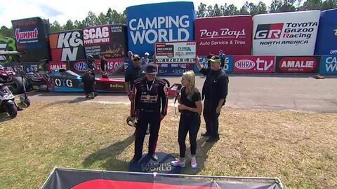 2023 Amalie Motor Oil NHRA Gatornationals Pro Mod winner Justin Bond