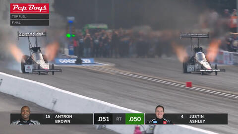Justin Ashley wins Top Fuel at 2023 NHRA Thunder Valley Nationals
