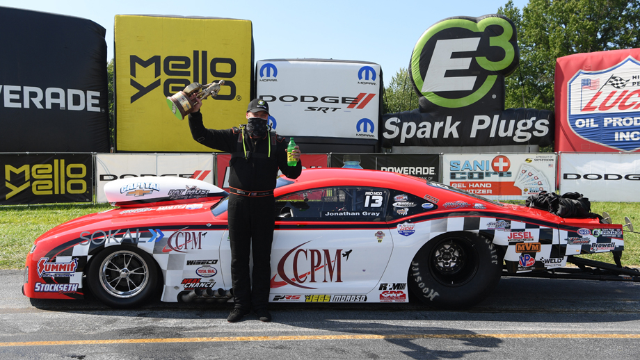 Jonathan Gray earns second career Pro Mod win with triumph at Indy | NHRA