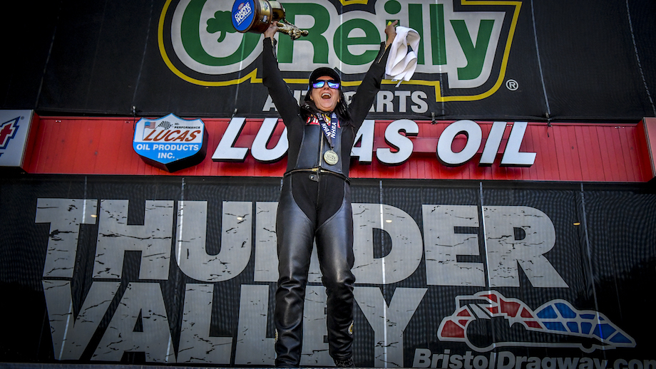 Angelle Sampey tops Karen Stoffer in Pro Stock Motorcycle thriller at ...