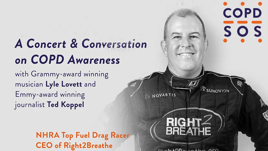 Top Fuel driver Joe Morrison shares celebrity stage to promote COPD ...