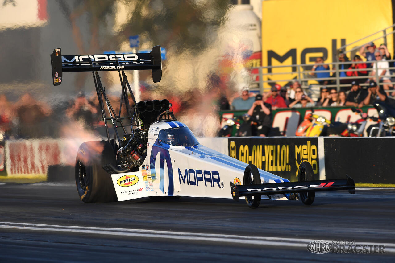 Check out Leah Pruett's brand new Mopar helmet | NHRA