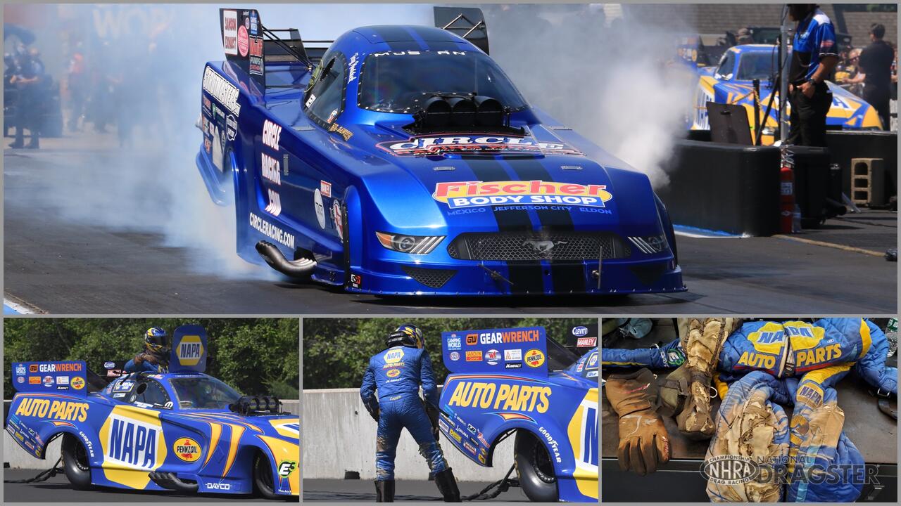 Relive it! Four blistering seconds of fire and fortune Ron Capps and ...