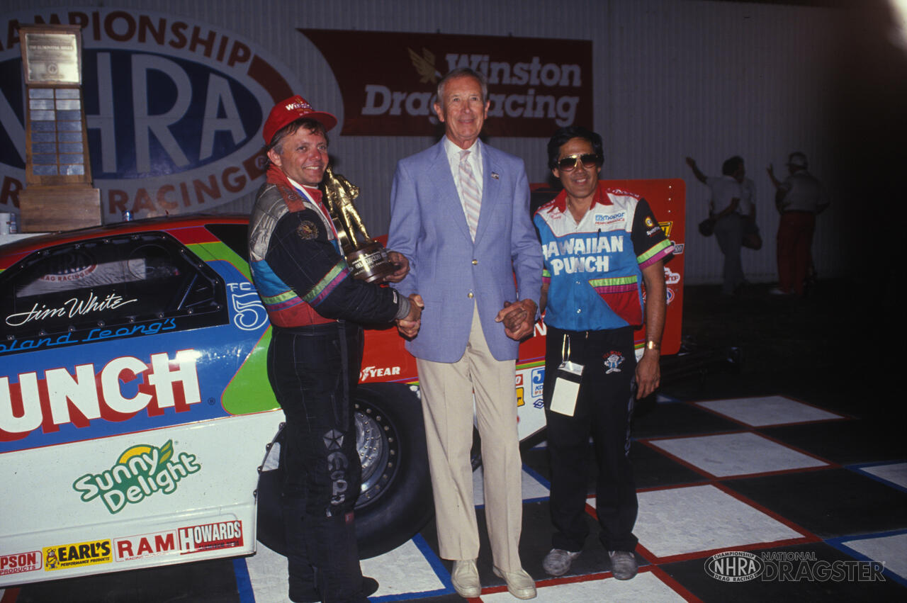 Legendary NHRA car owner Roland Leong, "the Hawaiian," passes away | NHRA