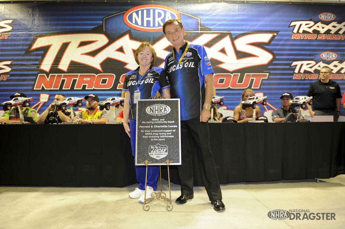 Forrest Lucas, self-made entrepreneur and longtime NHRA partner, passes ...