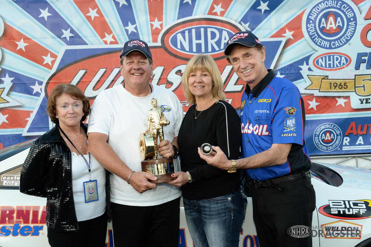 Forrest Lucas, self-made entrepreneur and longtime NHRA partner, passes ...