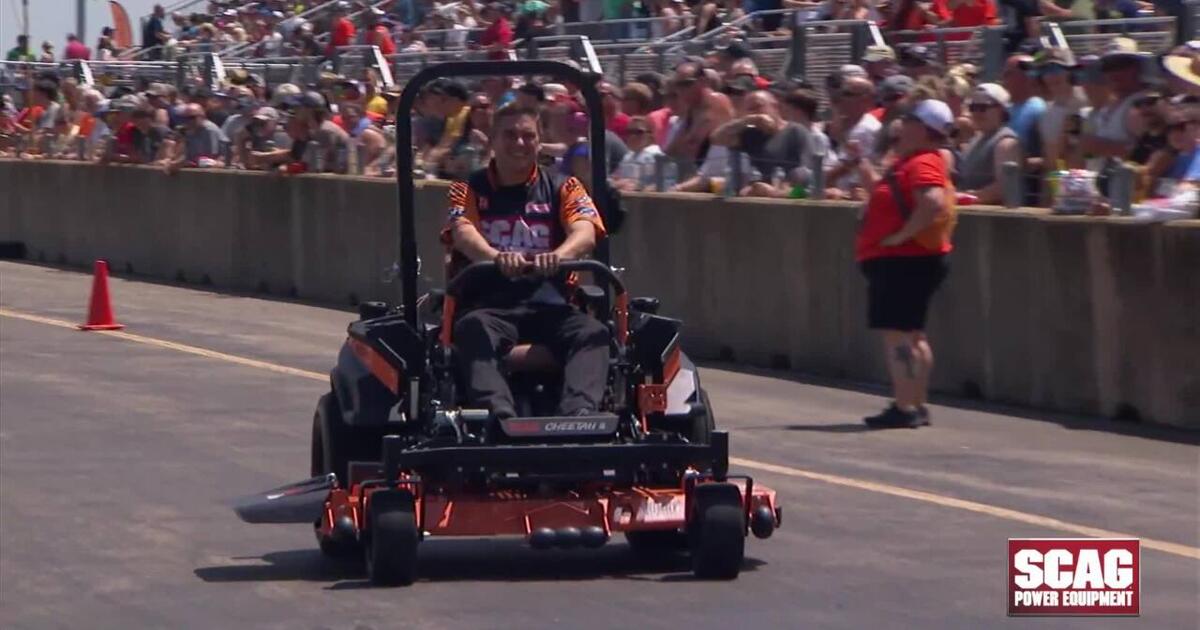 Scag drag race and close-cut margin of victory