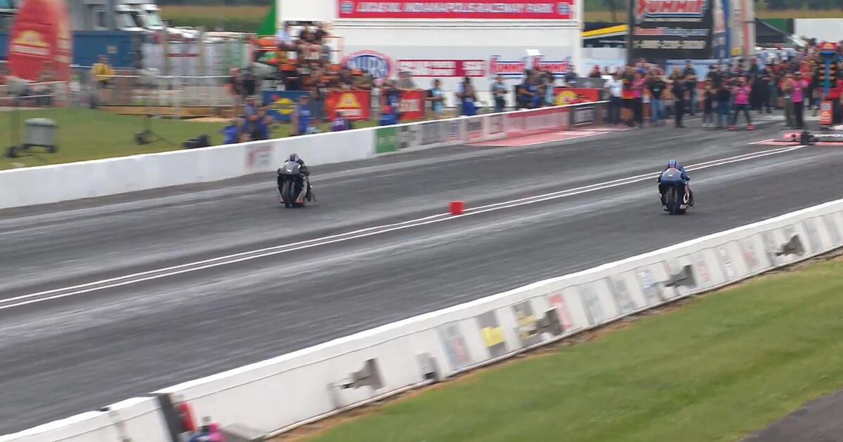 John Hall is the low qualifier in Pro Stock Motorcycle on Saturday of ...