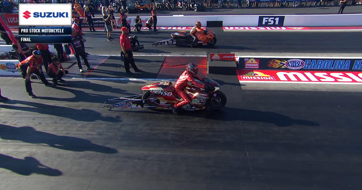 Matt Smith wins Pro Stock Motorcycle at the 2024 NHRA Carolina Nationals