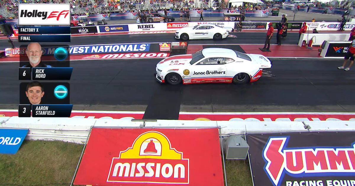 Aaron Stanfield wins Holley EFI Factory X at 2024 NHRA Midwest Natioals