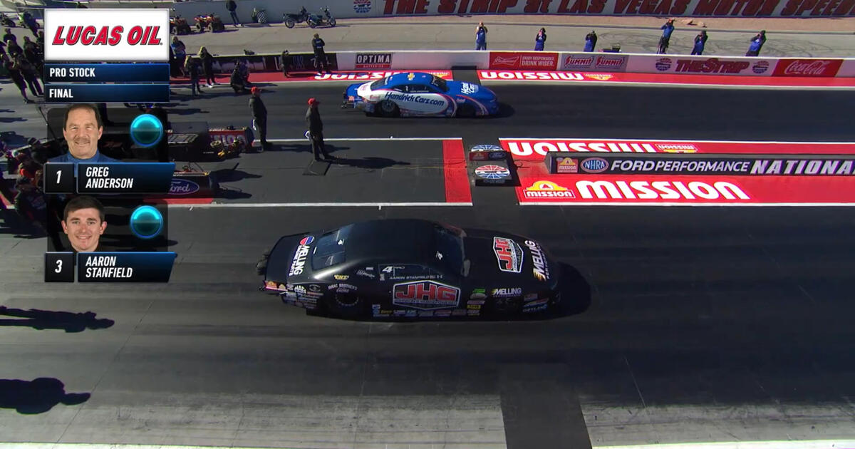 Aaron Stanfield wins Pro Stock at the Ford Performance NHRA Nationals