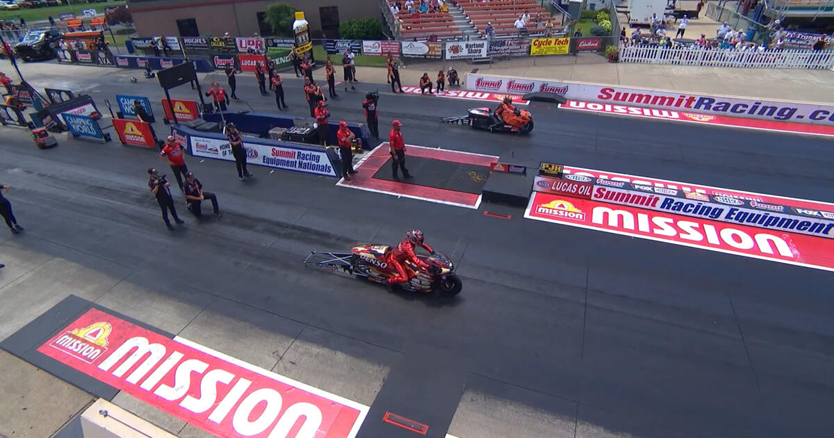 Matt Smith is the No.1 qualifier in Pro Stock Motorcycle at the Summit ...