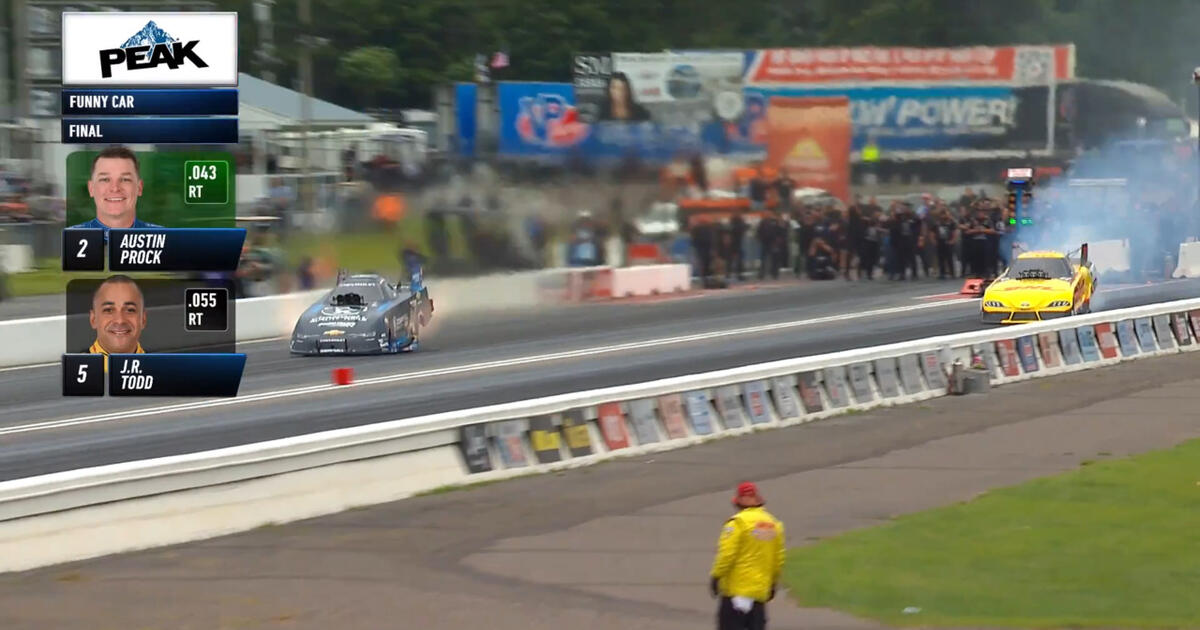 Austin Prock wins Funny Car at the 2025 Lucas Oil NHRA Nationals