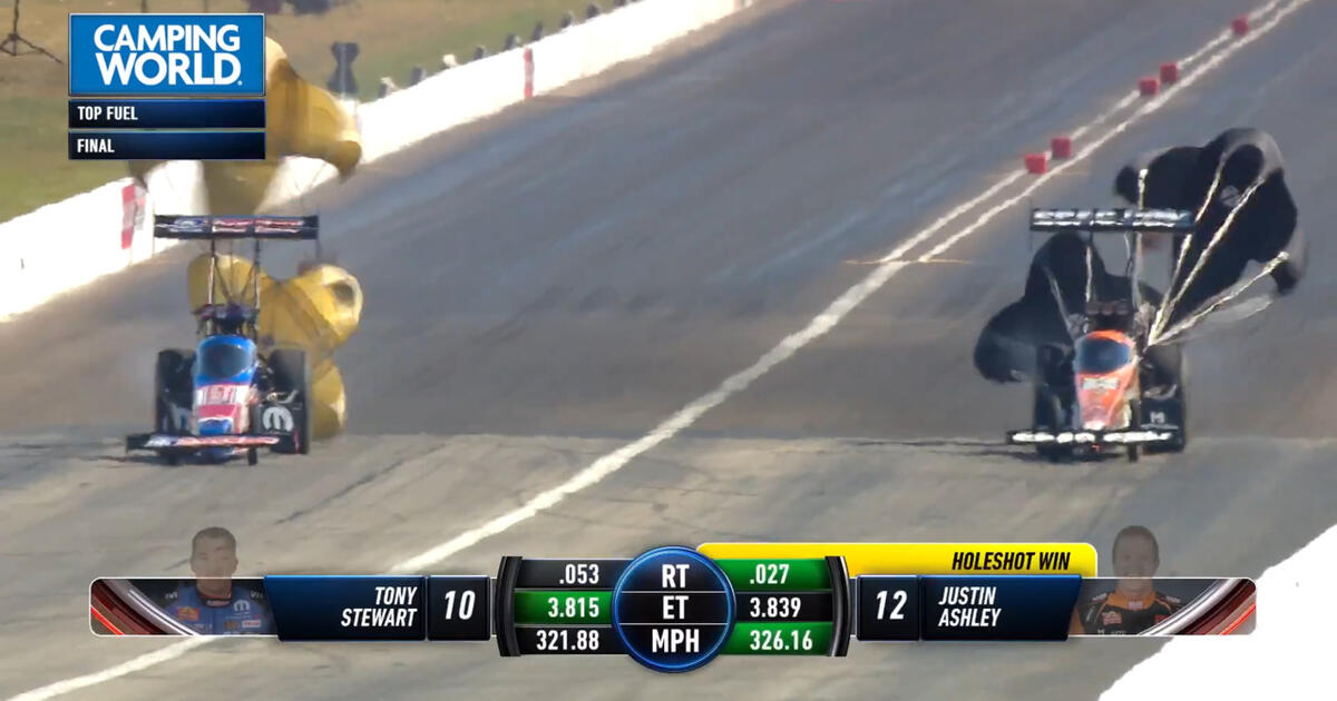 Justin Ashley wins Top Fuel at the 2025 Cornwell Quality Tools NHRA U.S ...