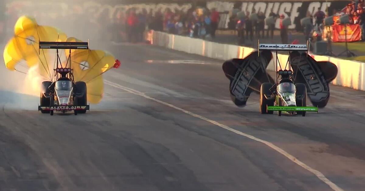 Clay Millican is the low qualifier in Top Fuel on Friday of the 2025 ...