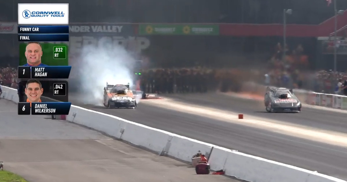 Matt Hagan wins Funny Car at the 2026 Super Grip NHRA Thunder Valley ...