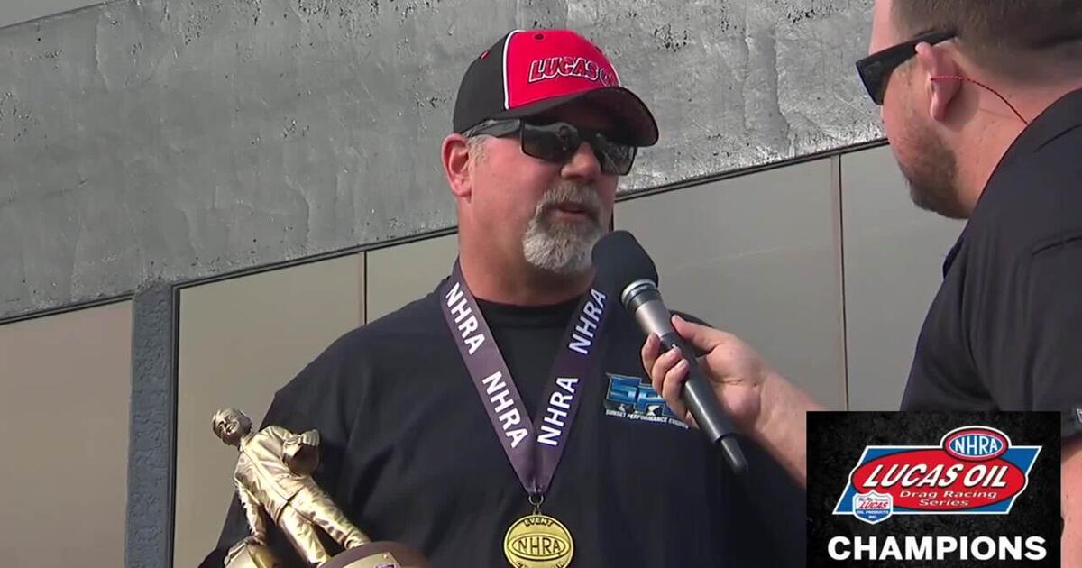 2022 NHRA Arizona Nationals Super Gas Winner Mark Yeager