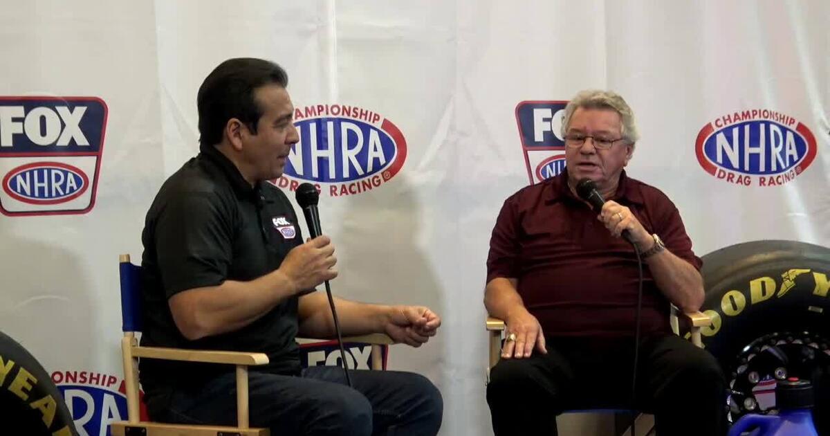 Richard Shute on the NHRA On FOX at the 2021 PRI Show