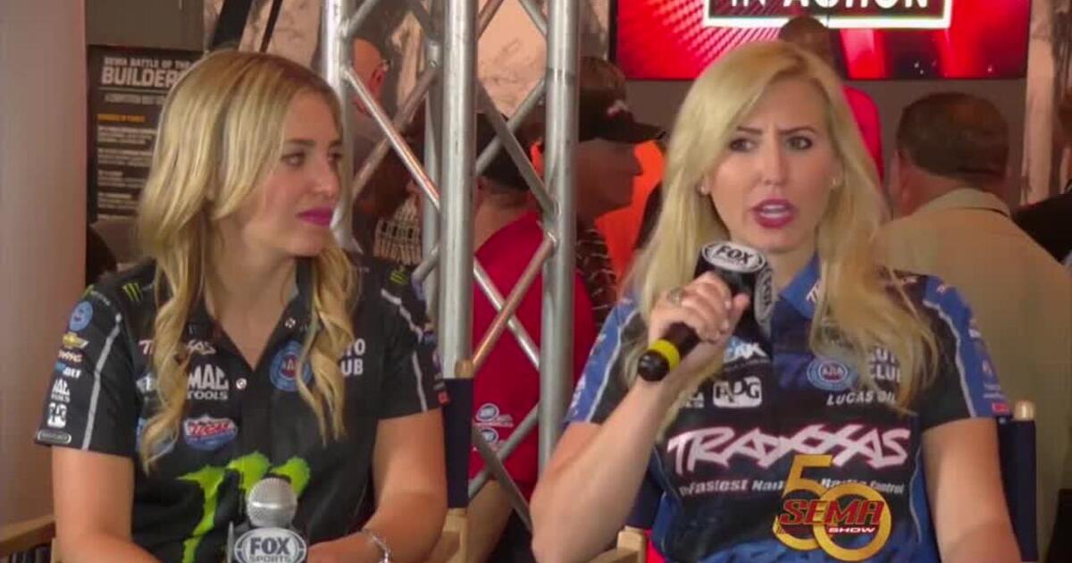 NHRA/SEMA Show Interview: Brittany and Courtney Force