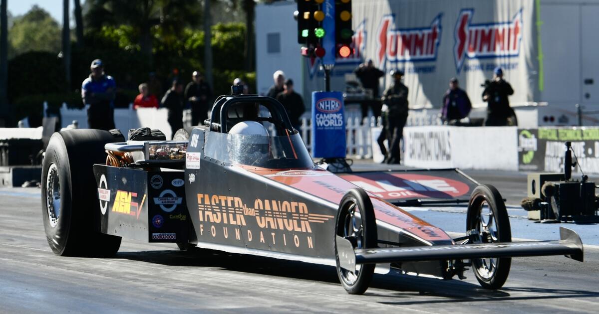 NHRA on FOX: Steve Huff's electric dragster exhibition presented by Pep ...