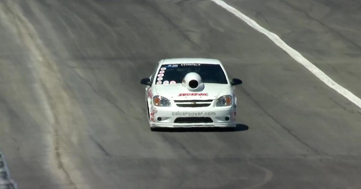 2021 Lucas Oil NHRA Winternationals Super Stock winner Jimmy DeFrank