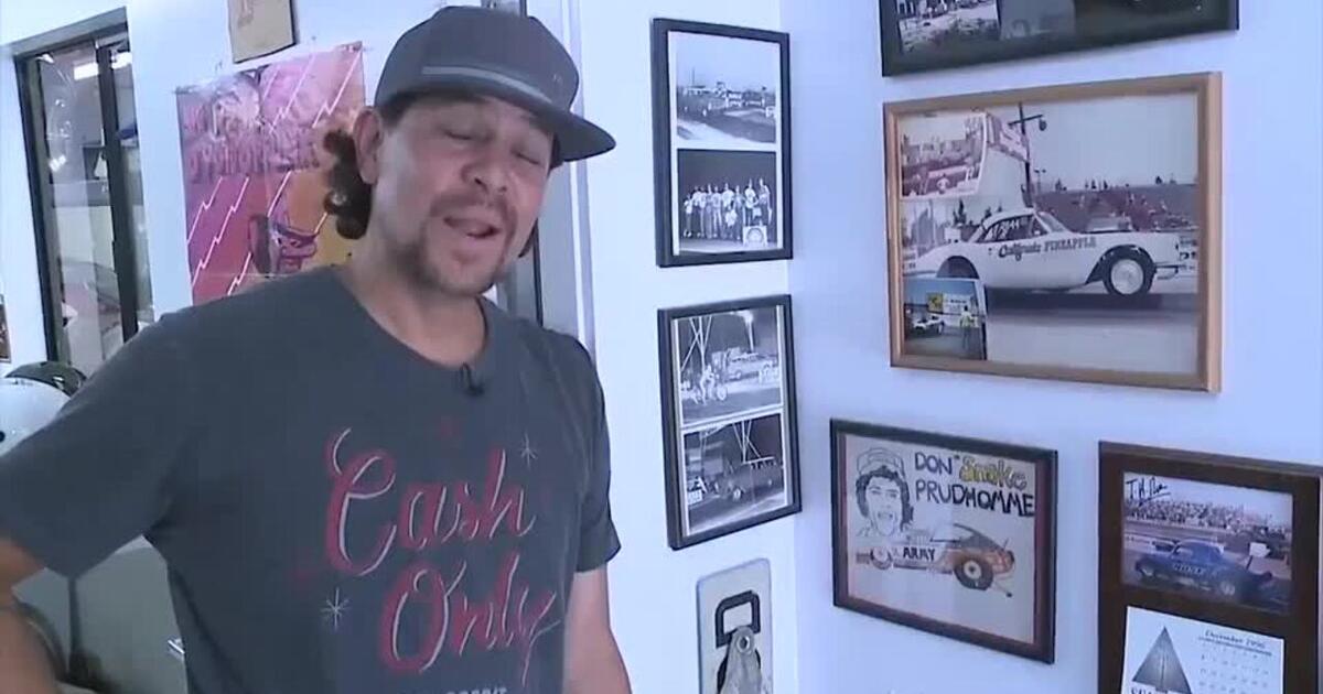 Eric Reyes shows off his skills beyond the track