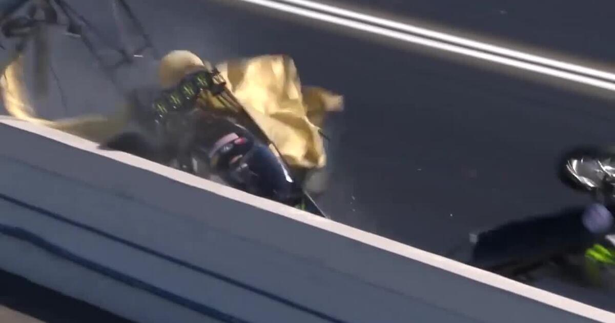 Brittany Force post-crash follow up with crew chief Brian Husen