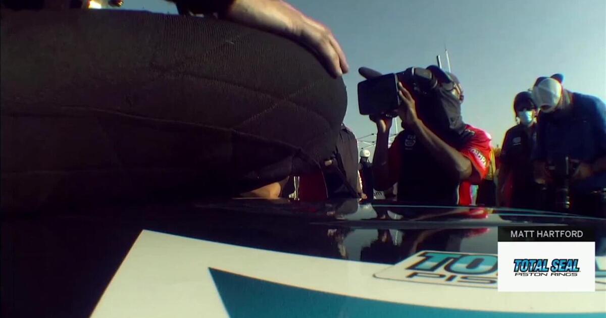 Matt Hartford wins Pro Stock at the AAA Texas NHRA FallNationals