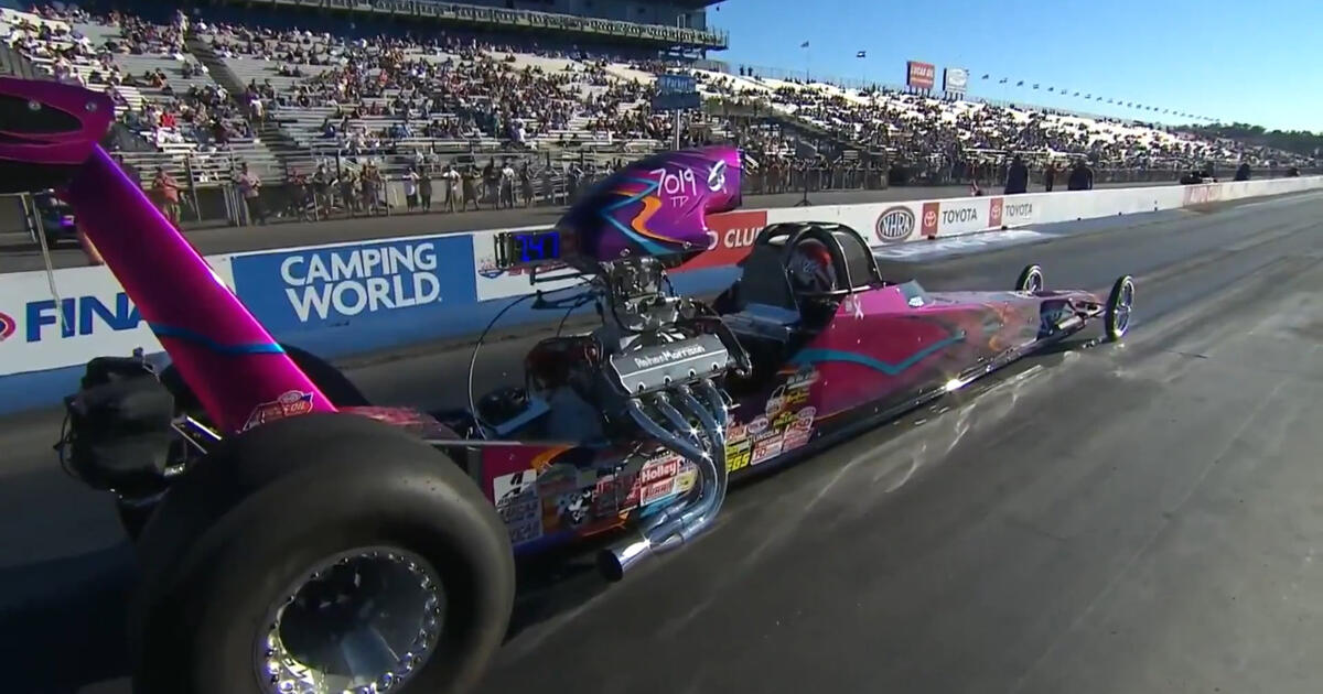 2021 Auto Club NHRA Finals Top Dragster winner Parker Theobald