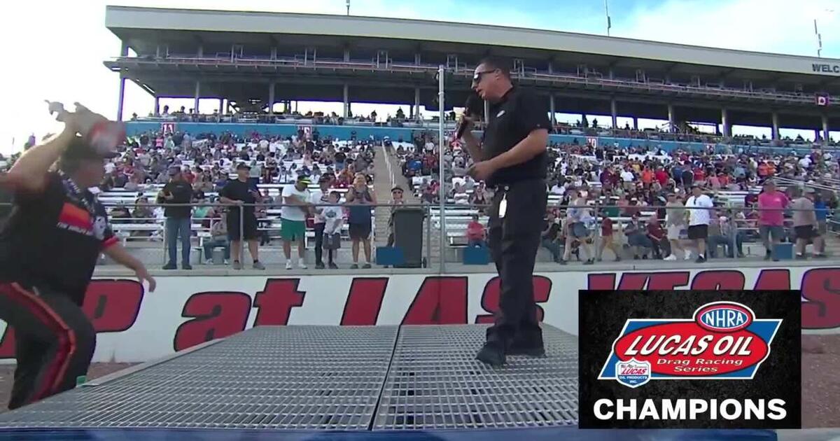 2021 Dodge//SRT NHRA Nationals Super Comp winner Steve Williams