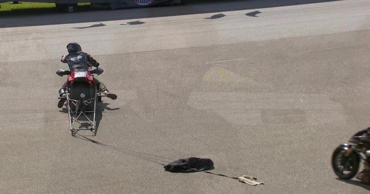 2019 Lucas Oil NHRA Nationals Top Fuel Harley winner Doug Vancil