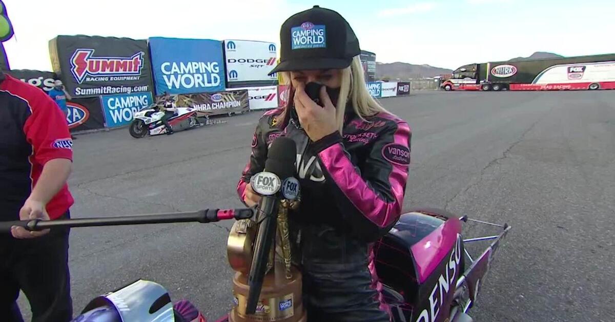 Angie Smith wins Pro Stock Motorcycle at Dodge NHRA Finals presented by ...