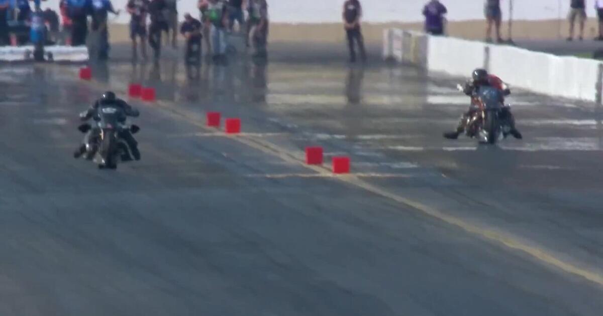 2021 Mopar Express Lane NHRA Nationals Top Fuel Harley winner Ryan Peery