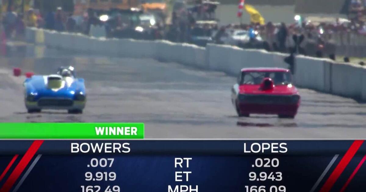 2018 NHRA New England Nationals Super Gas winner Ken Bowers