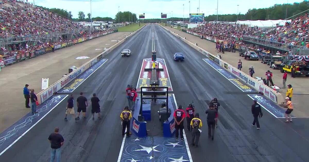 Summit Racing Equipment NHRA Nationals Comp winner Bruno Massel