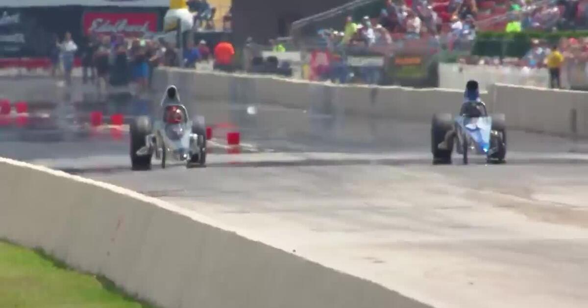 Summit Racing Equipment NHRA Nationals Super Comp winner Nick Folk