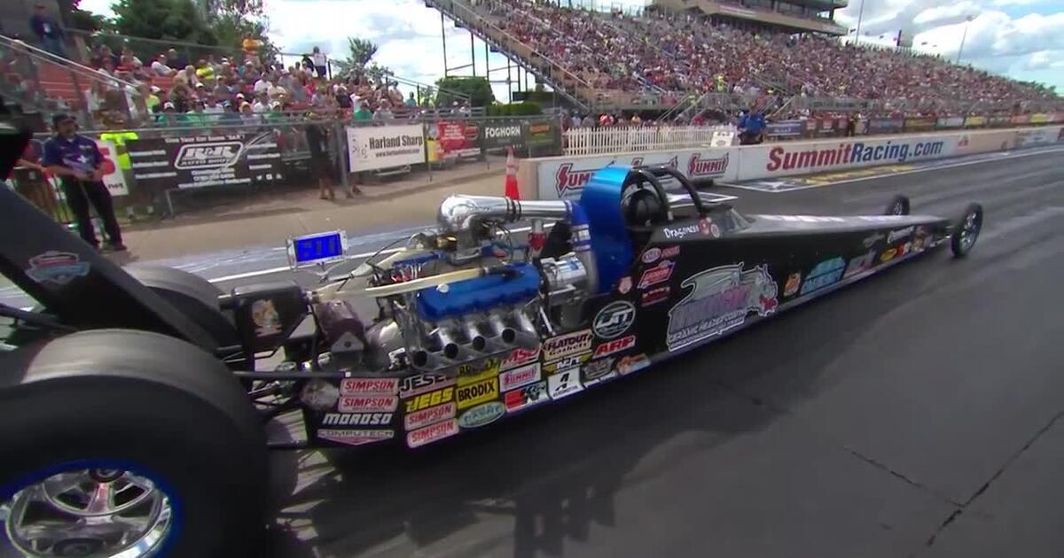 Summit Racing Equipment NHRA Nationals Top Dragster winner Jeff Strickland
